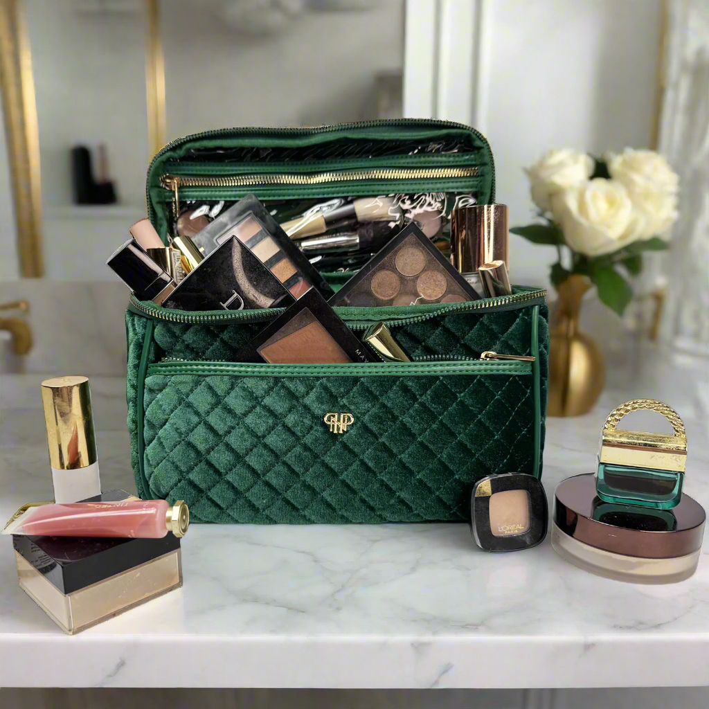makeup filled vanity case