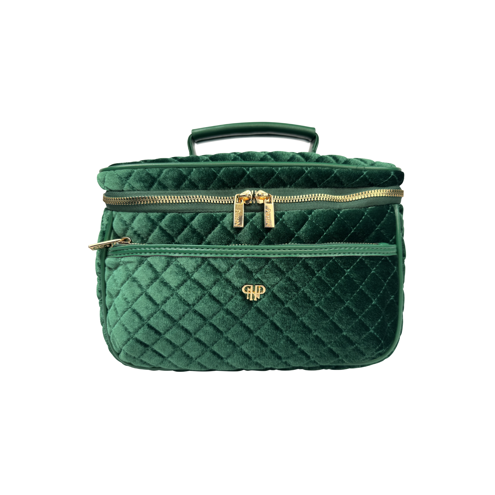 Classic Train Case - Travel Makeup & Toiletry Case - Emerald Velvet ...